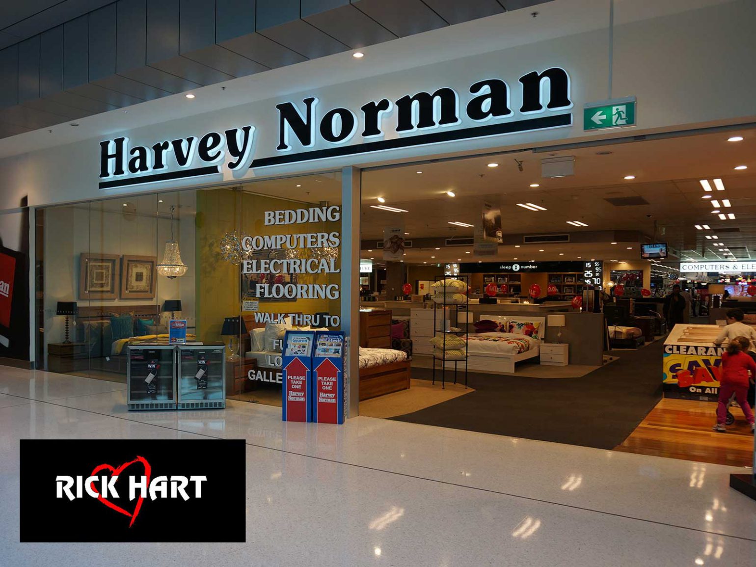 New 'Rick Hart @ Harvey Norman' concept in the works, trademark ...