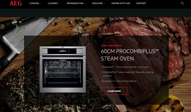 AEG unveils website refresh - Appliance Retailer